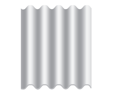 Eternit - Plaque ondulée 5 ondes teinte naturelle fibre ciment (à l ...